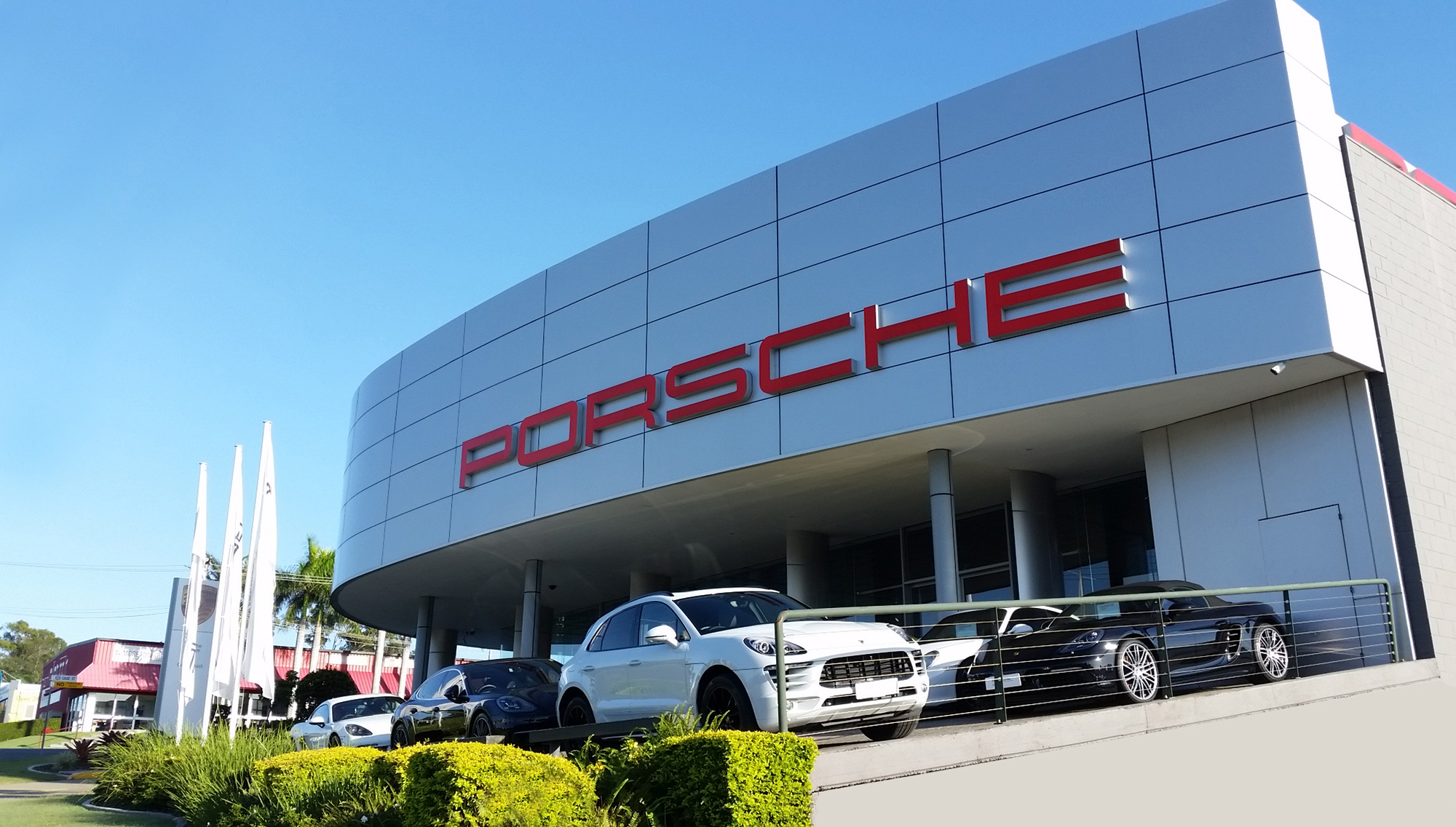Porsche Showroom - Retail Landscape Architecture | Citicene